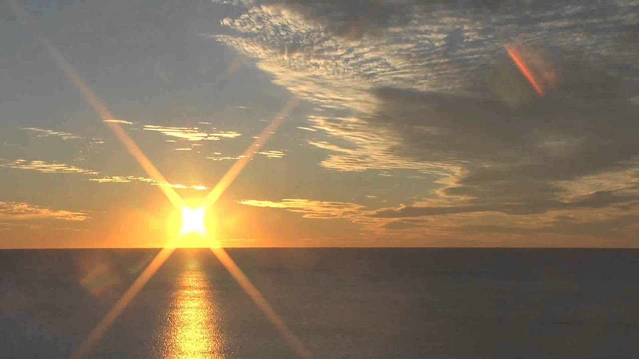 Sunset timelapse Panama City Beach Fl January 2014 - YouTube