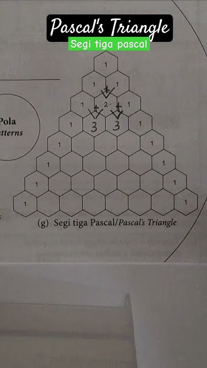 Pascal's Triangle. Bab 1 Pola dan Jujukan. Matematik T2. Segi Tiga Pascal. #maths #opick # ...