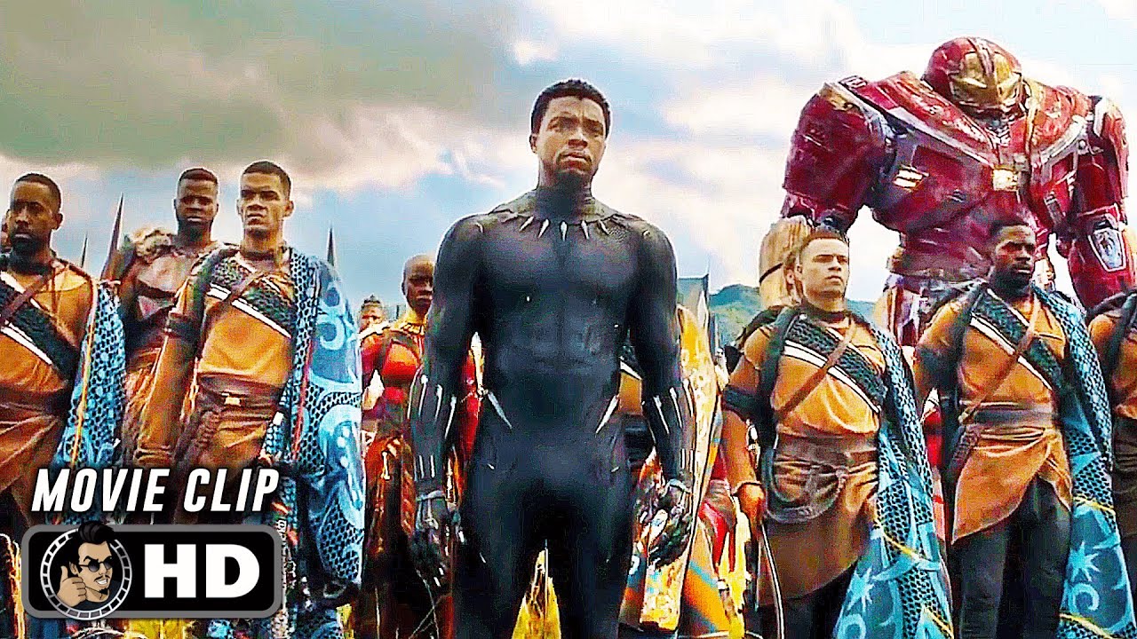 Battle Of Wakanda Scene | AVENGERS INFINITY WAR (2018) Sci-Fi, Movie ...