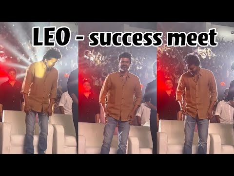 LEO - success meet full video #LEO #leosuccessmeet #leomovie - YouTube