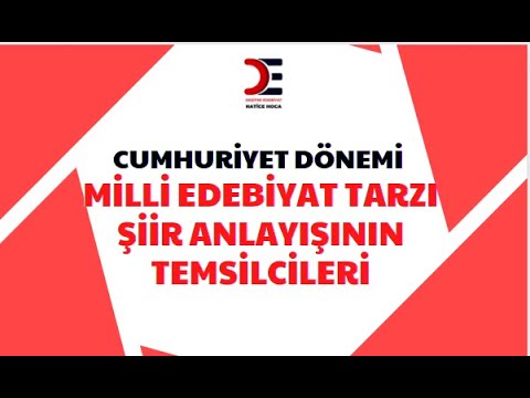 ŞİFREYLE MİLLİ EDEBİYAT ZEVK VE ANLAYIŞINI SÜRDÜREN ŞİİR ANLAYIŞININ TEMSİLCİLERİ