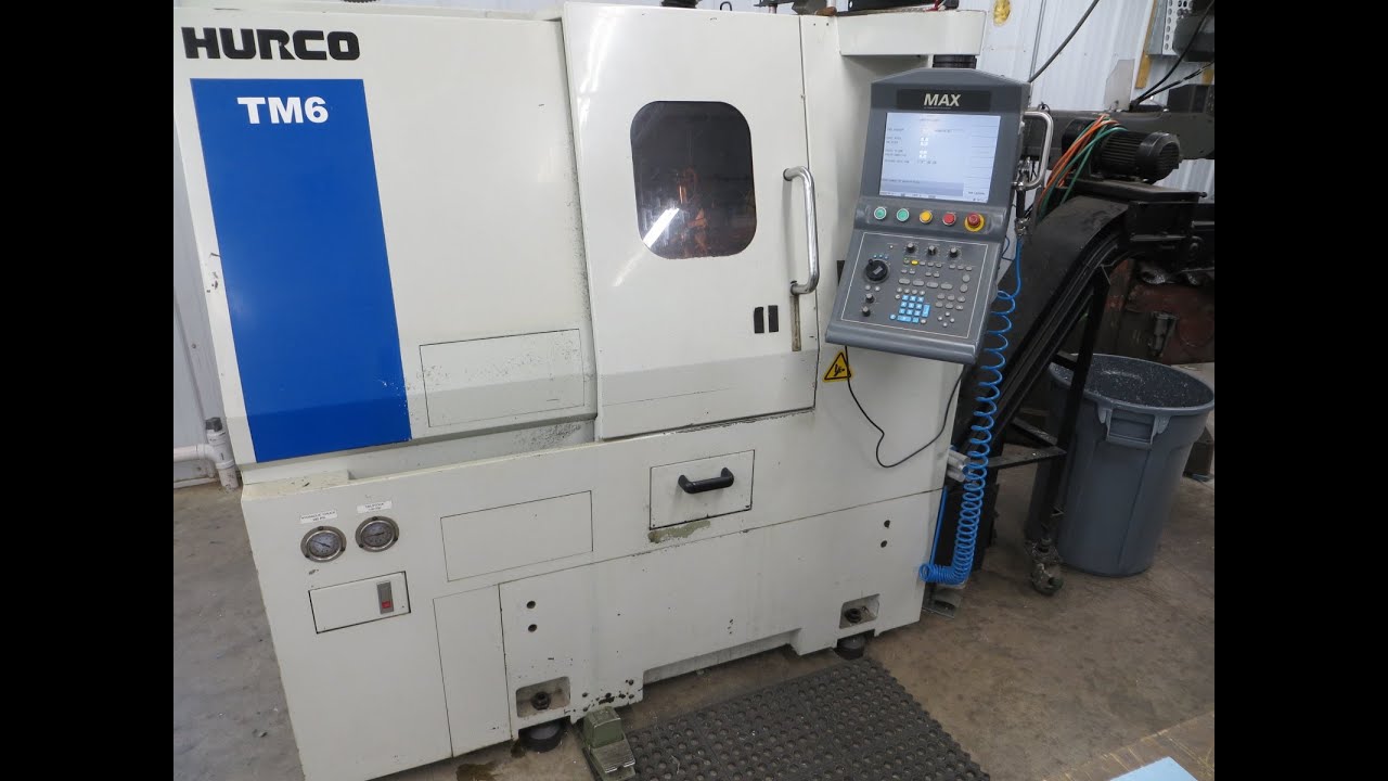 Hurco TM6 CNC Turning Center, MAX CNC Ctrl, 6" 3-Jaw Chuck, Tool Setter ...