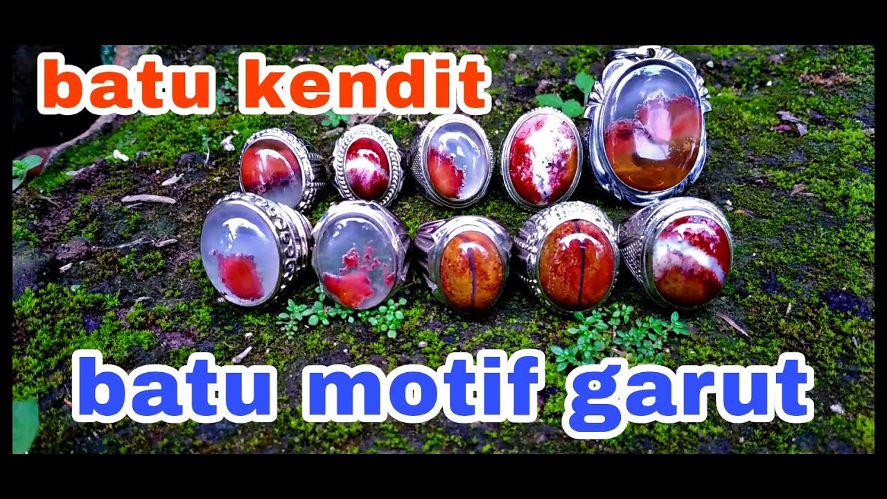 BATU KENDIT DAN BATU MOTIF GARUT_kristal,harga terjangkau,murmer. - YouTube