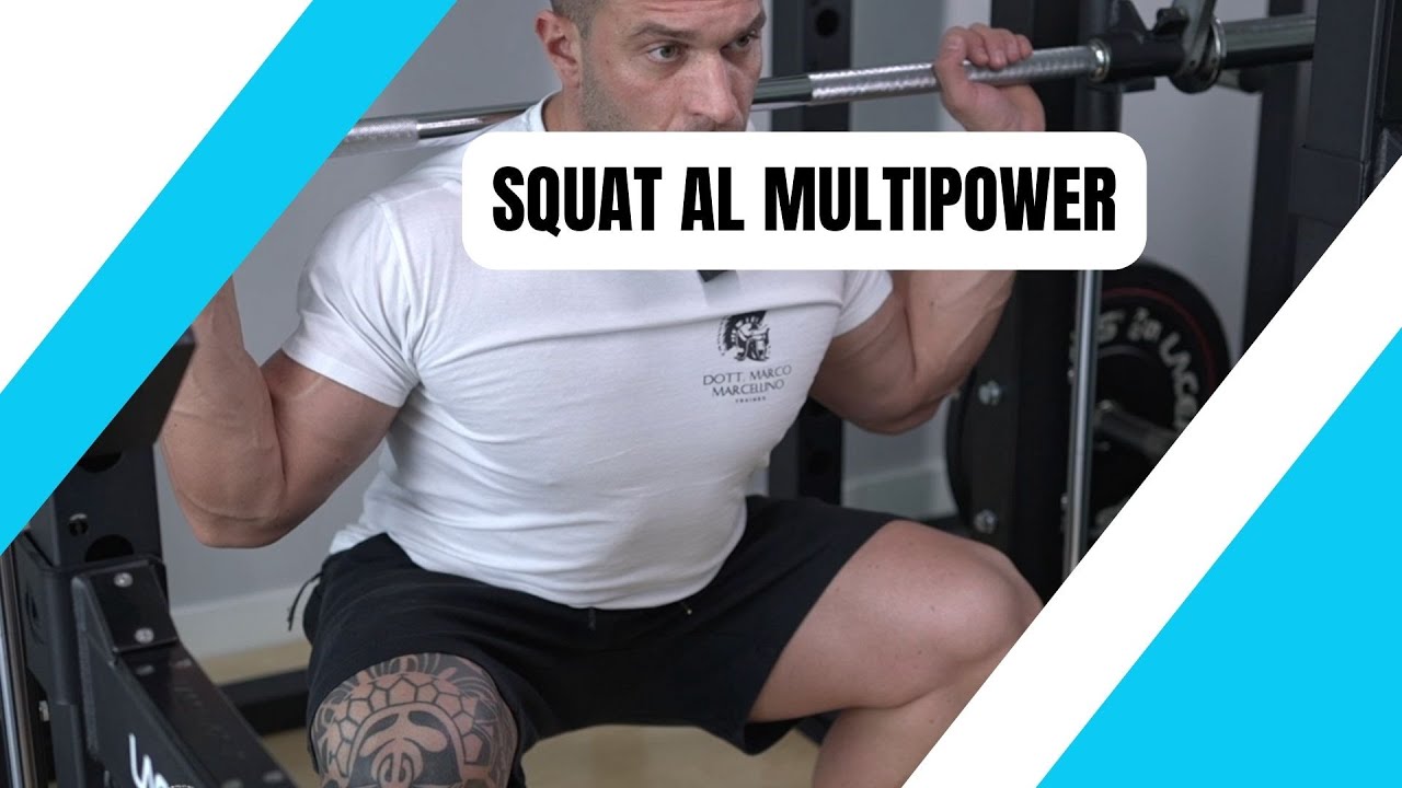 SQUAT AL MULTIPOWER - YouTube