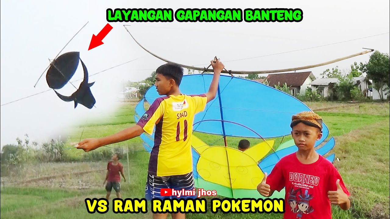 nerbangin layangan ram raman pokemon & layangan gapangan banteng ...