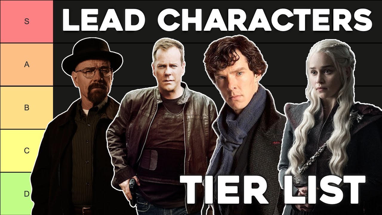 Best TV Drama Lead Characters Ranked - Tier List - YouTube