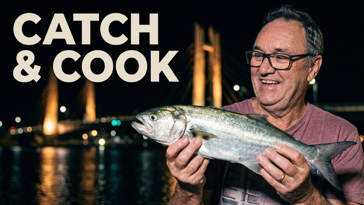 Fishing & Cooking the Legendary Mandurah Tailor - YouTube
