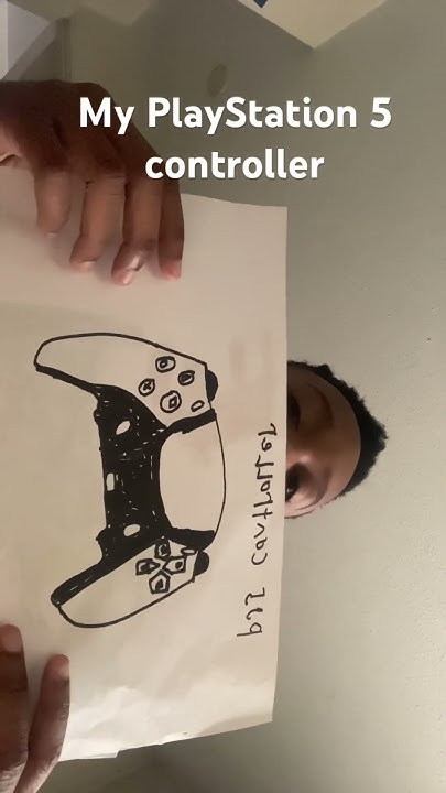 I draw a ps5 controller - YouTube