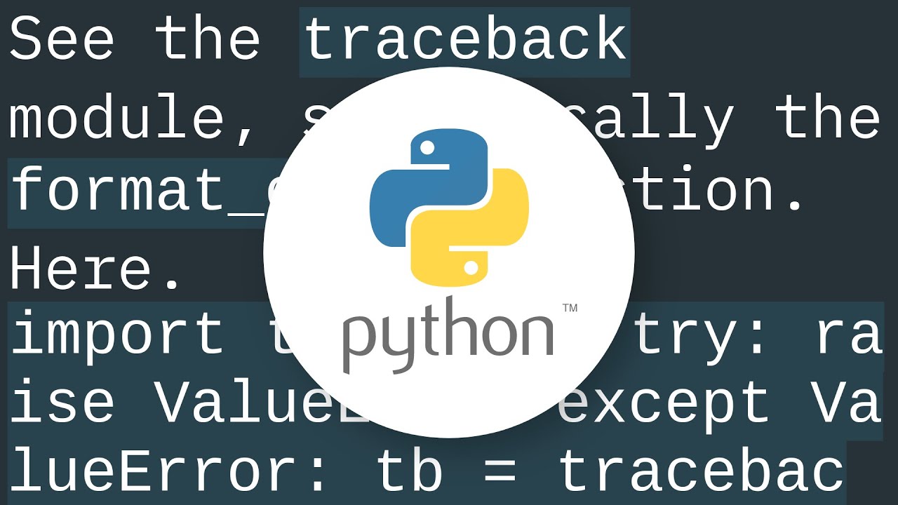 Get Exception Description And Stack Trace Which Caused An Exception