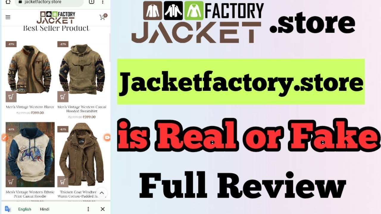 Jacket factory is Fake or Real | is jacket factory is scam| Review of jacket factory - YouTube
