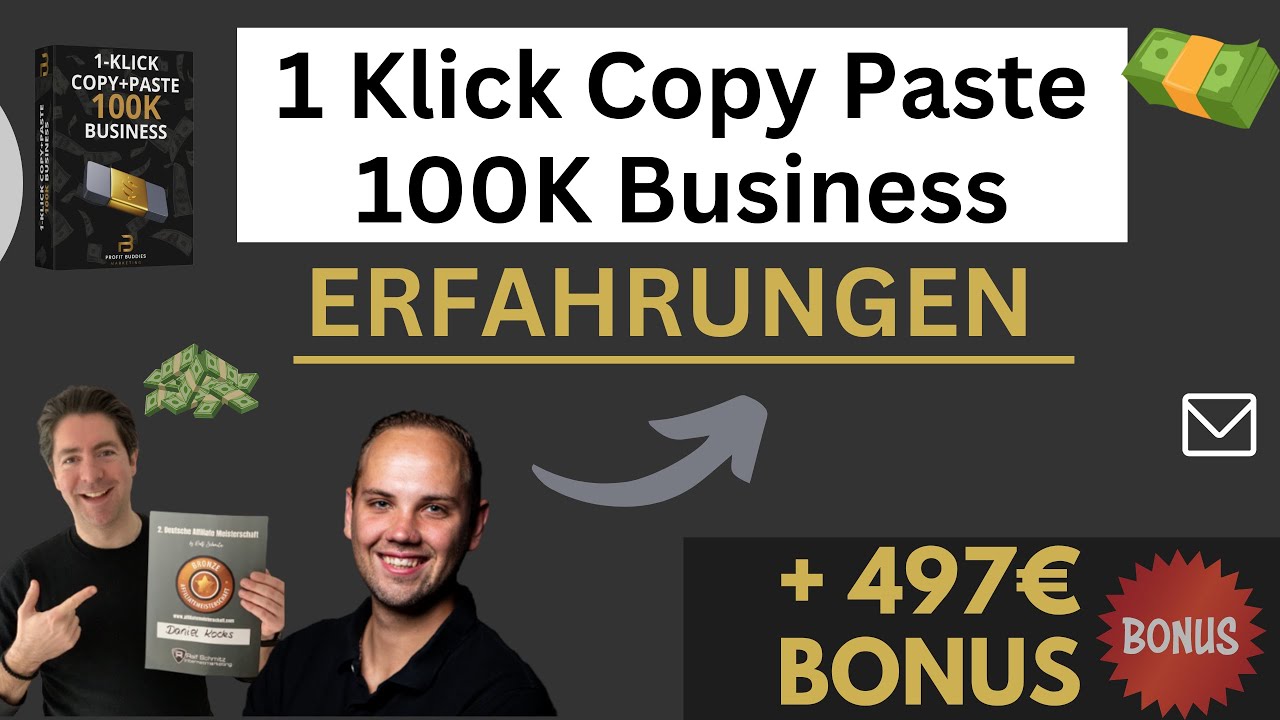 1 Klick Copy Paste 100k Business Erfahrungen 🥇 von Daniel Kocks ...