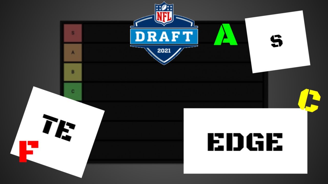 NFL Draft Positional Value Tier List - YouTube