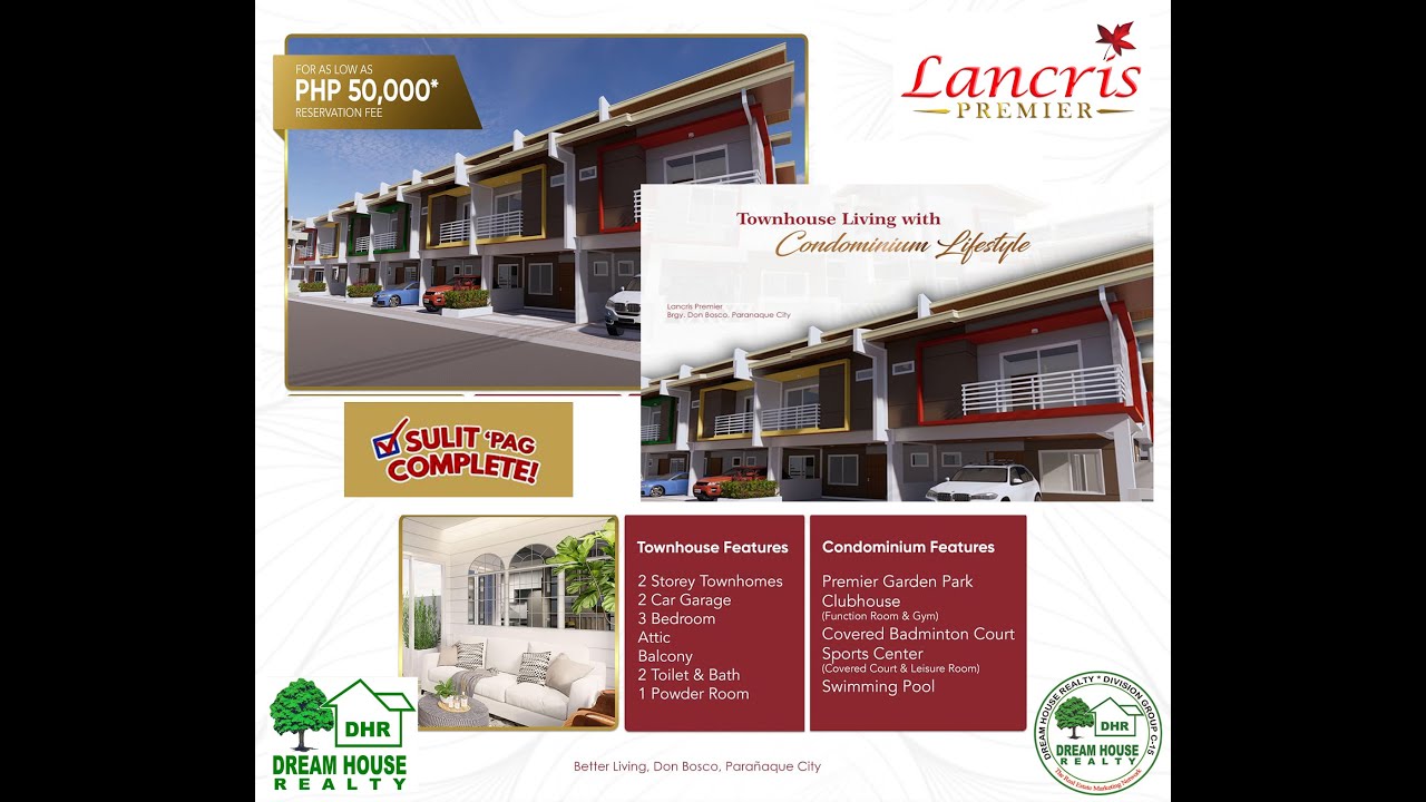 Lancris Premiere TOWNHOUSE - YouTube