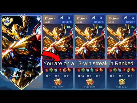 WTF SUN COLLECTOR TITAN SKIN IS CHEAT SKIN!!! (EARLY ACCESS + AUTO WINSTREAK) | Mlbb