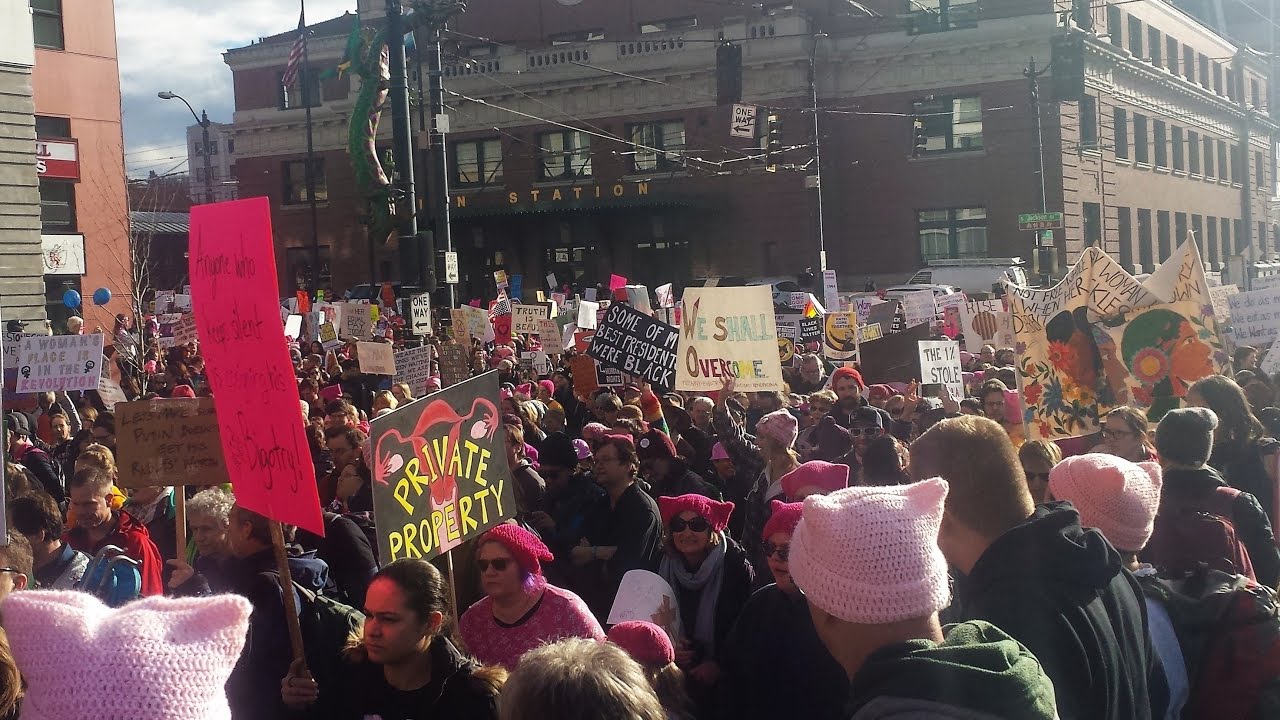 Seattle Women's March - Jan 21, 2017 - YouTube