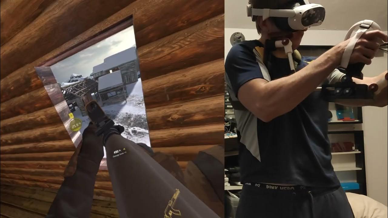 Pico 4 "Breacher" DIY VR gunstock "hexa" cup update ( Final version) - YouTube