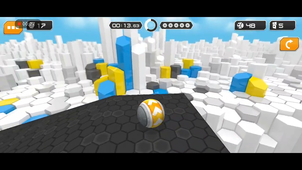 Gyro sphere ball game for Mobile gaming 🏐🍭👉 Cute ball race | going ball ...