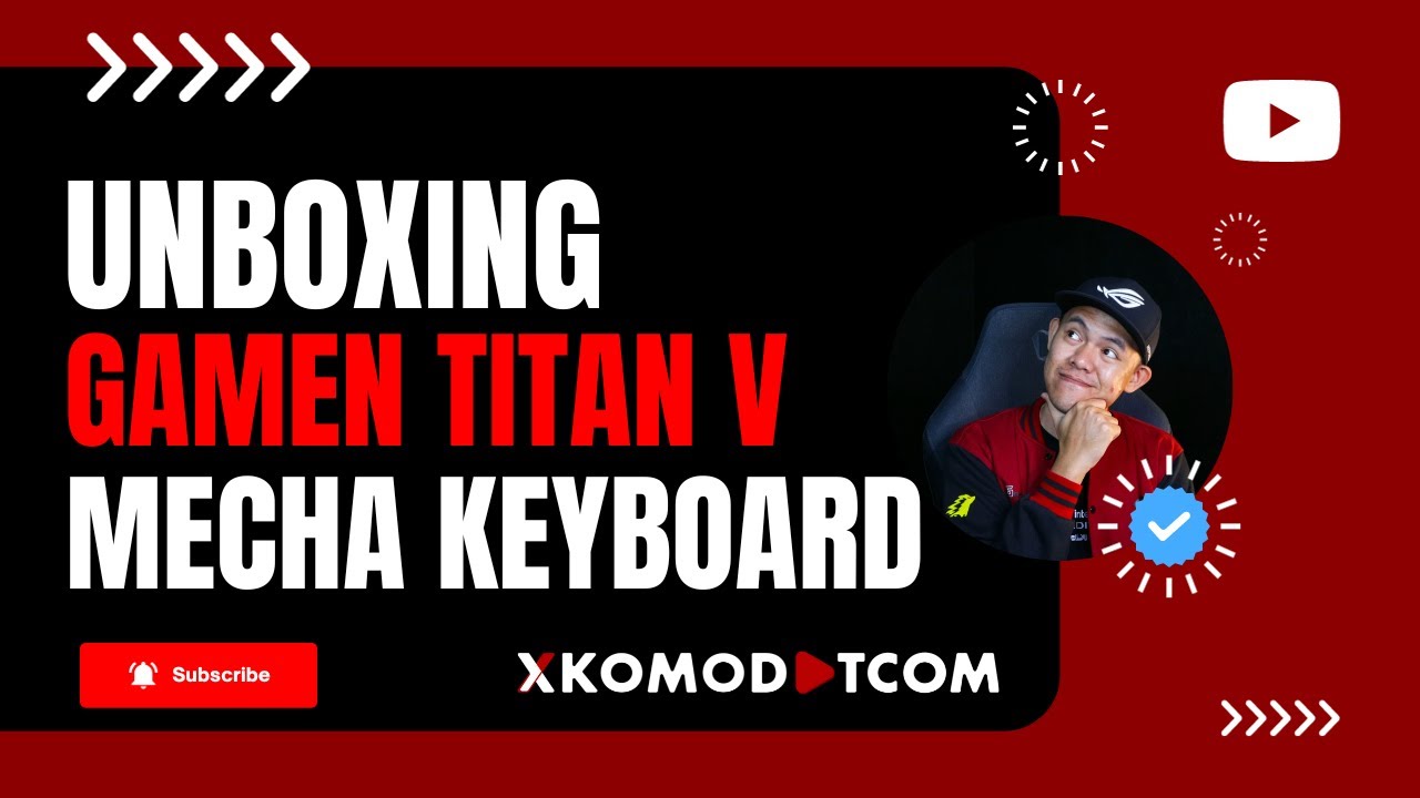 Unboxing Mechanical Gaming Keyboard GAMEN Titan V #GamingKeyboard - YouTube
