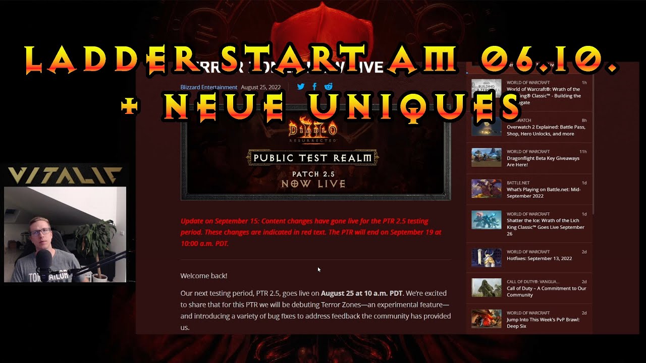 Ladder Datum + Neue Unique Charms für D2R - YouTube