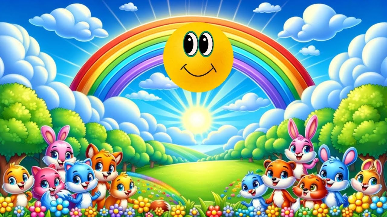 Learn the colors of the Rainbow|Rainbow colors song for kids|The ...