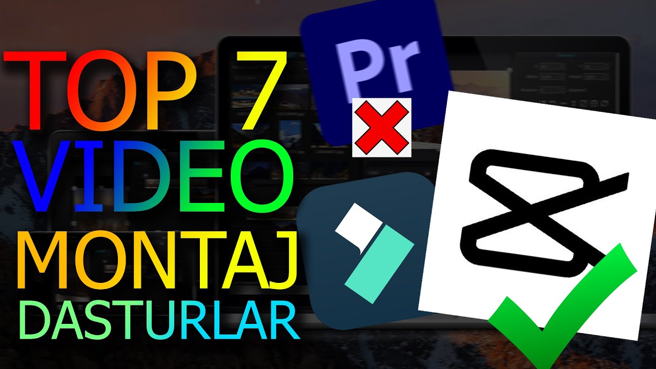 TOP 7TA VIDEO MONTAJ DASTURLAR // SHUXRAT CODER - YouTube
