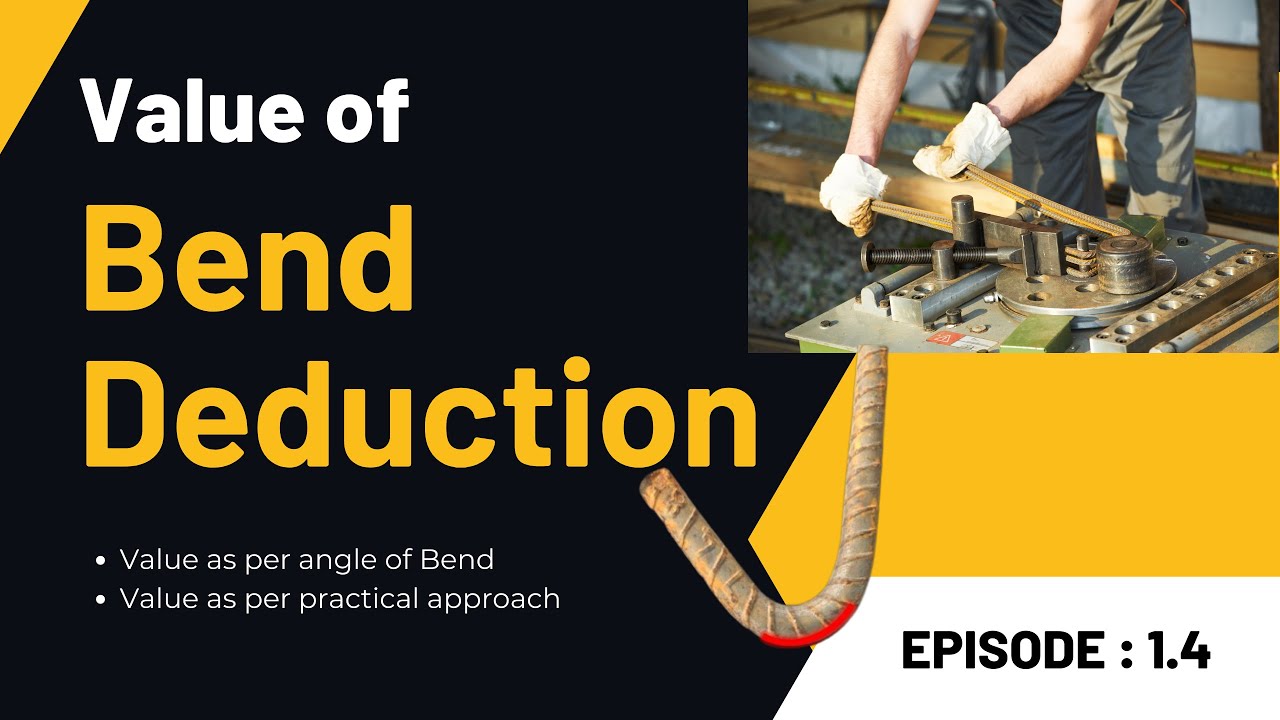 Bend Deduction and Hook Length l BBS l Part - 4 - YouTube