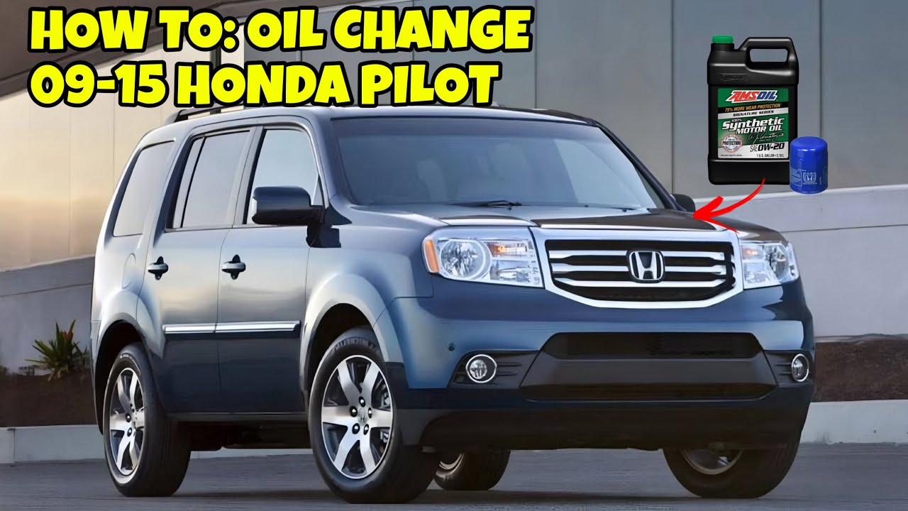 Honda Pilot Oil Change I How to - YouTube