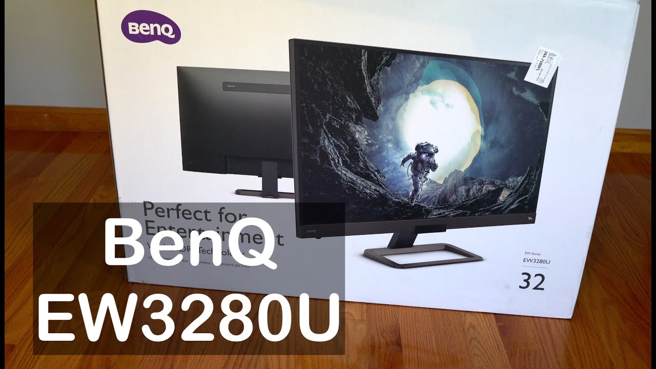 BenQ EW3280U 32-Inch 4K HDR Monitor Unboxing - YouTube