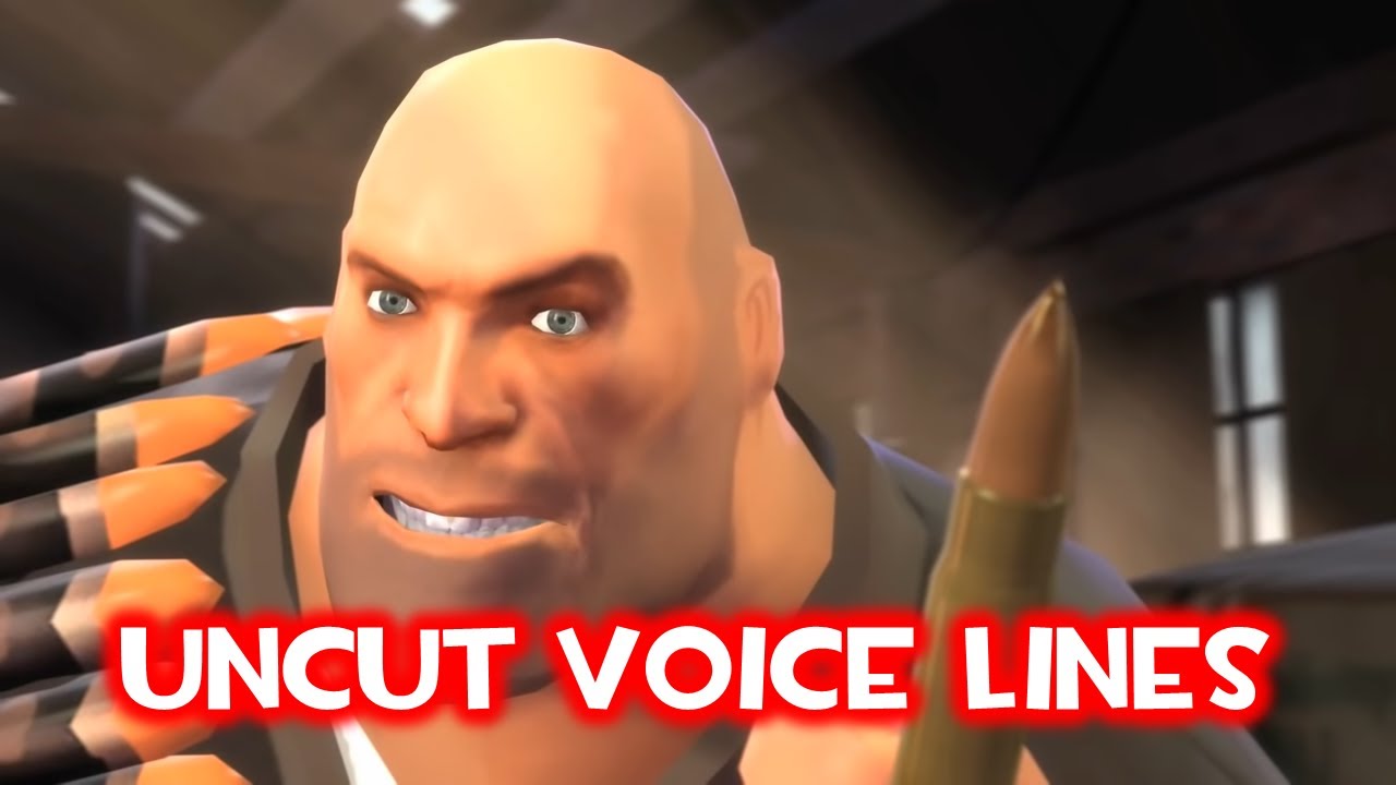 Uncut Voice Lines from Meet the Heavy (in order) - YouTube