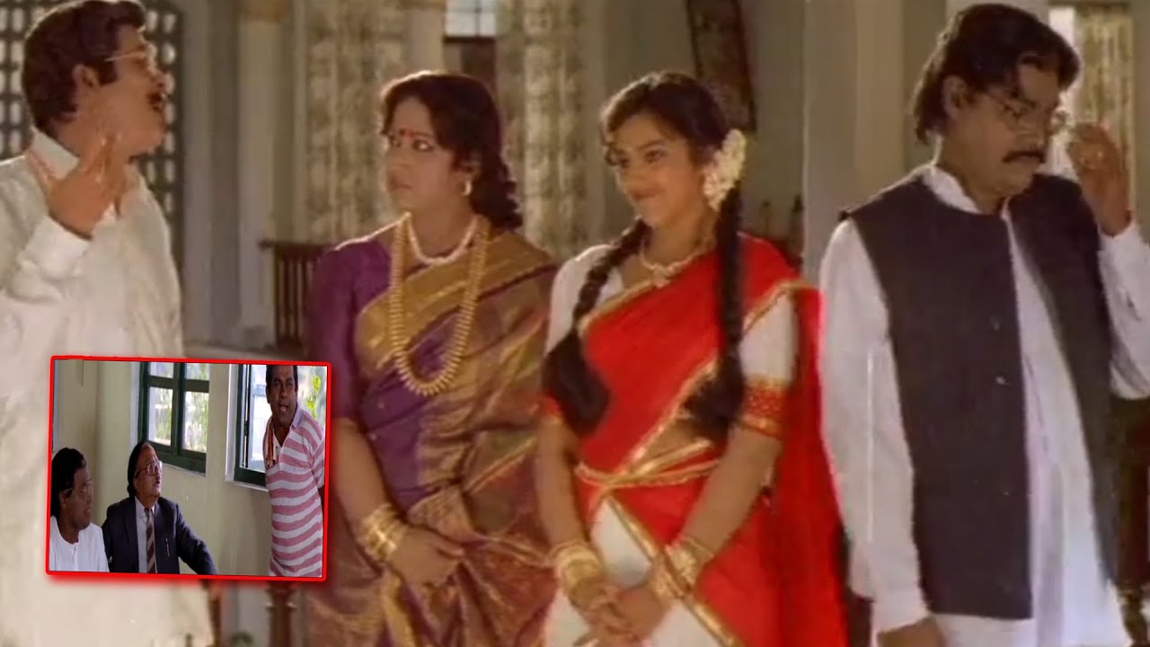 Meena And Vanisri Extraordinary Comedy Scene || Telugu Comedy Scenes ...