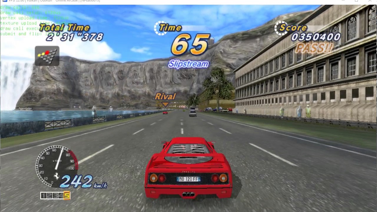 OutRun Online Arcade [GAMEPLAY] [RPCS3 v0.0.2-5076-73fb2bbc] - YouTube