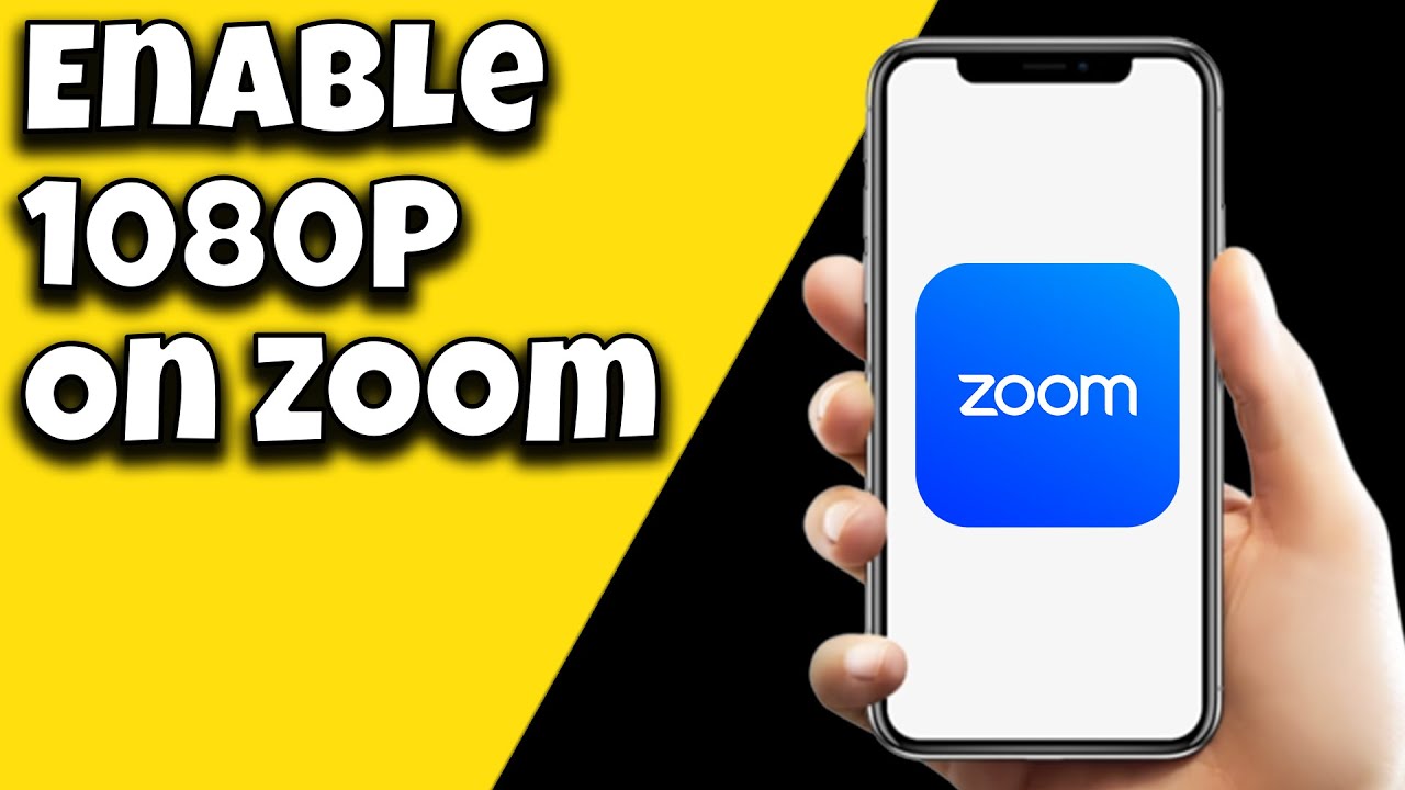 How To Enable 1080P On Zoom - YouTube