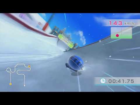 Wii Sports Resort Shohei visits Wii Fit U - Core Luge - YouTube