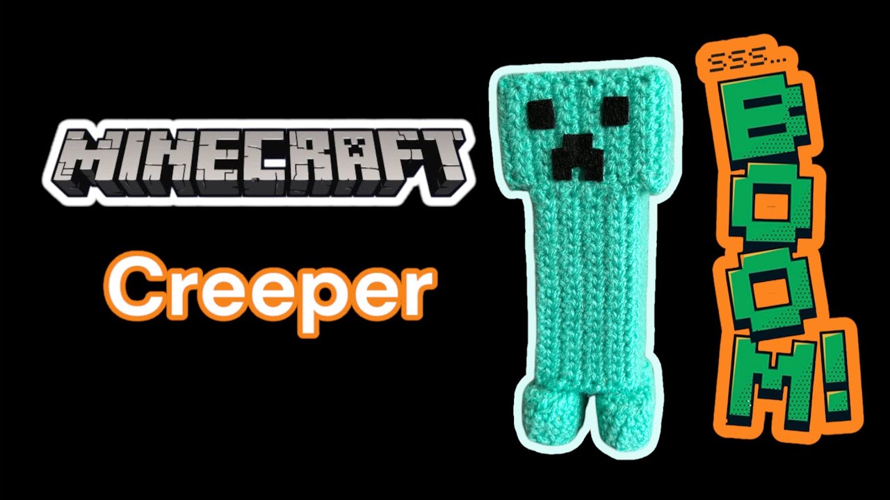 Como tejer Creeper minecraft amigurumi paso a paso tutorial crochet ...