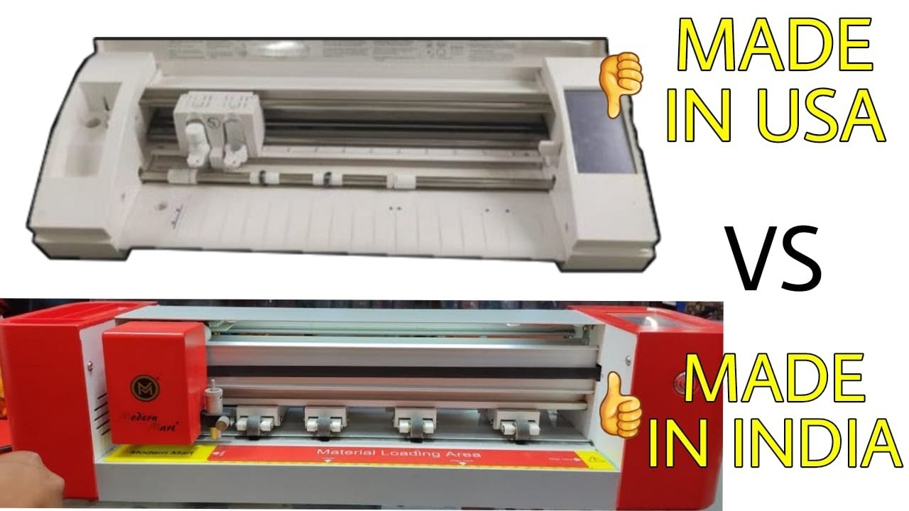 Modern Mart Vs Cameo Skin Cutting Plotter Machine | India Vs USA ...