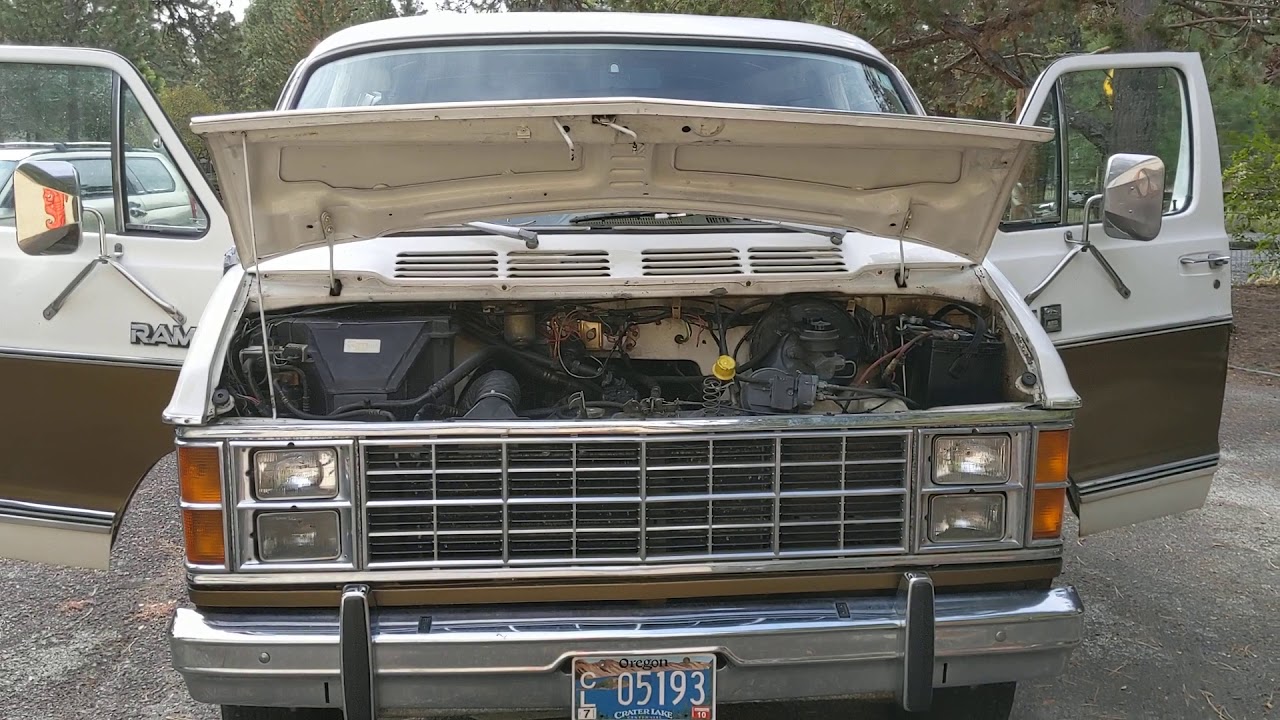 1982 Full Size Dodge Ram Van (wagon) for Sale (8,500) - YouTube