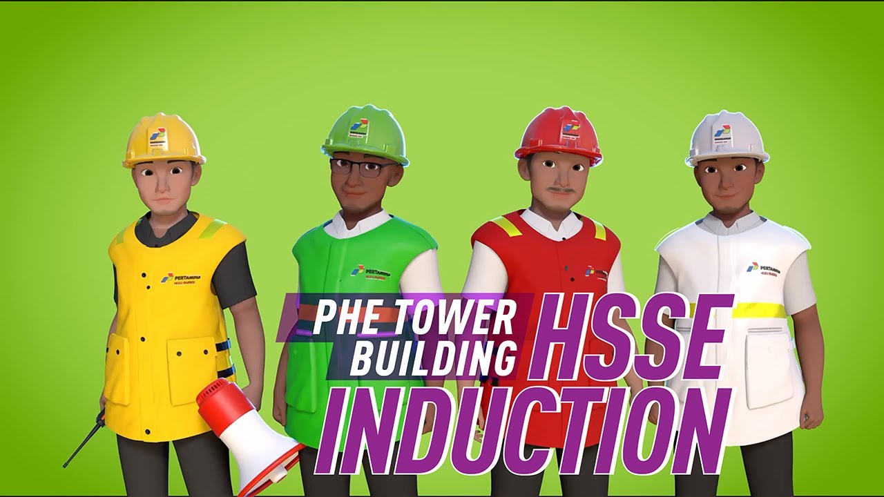 PHE TOWER Building and HSSE Induction 3D Animation Full HD Durasi 6 ...