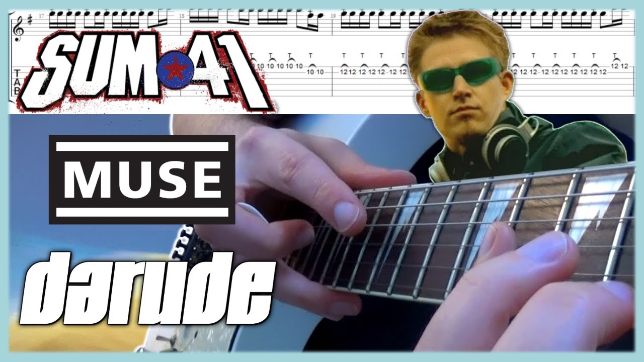 Darude Sandstorm Guitar Tab, Reapers Muse & Sum 41 Tapping Licks! - YouTube