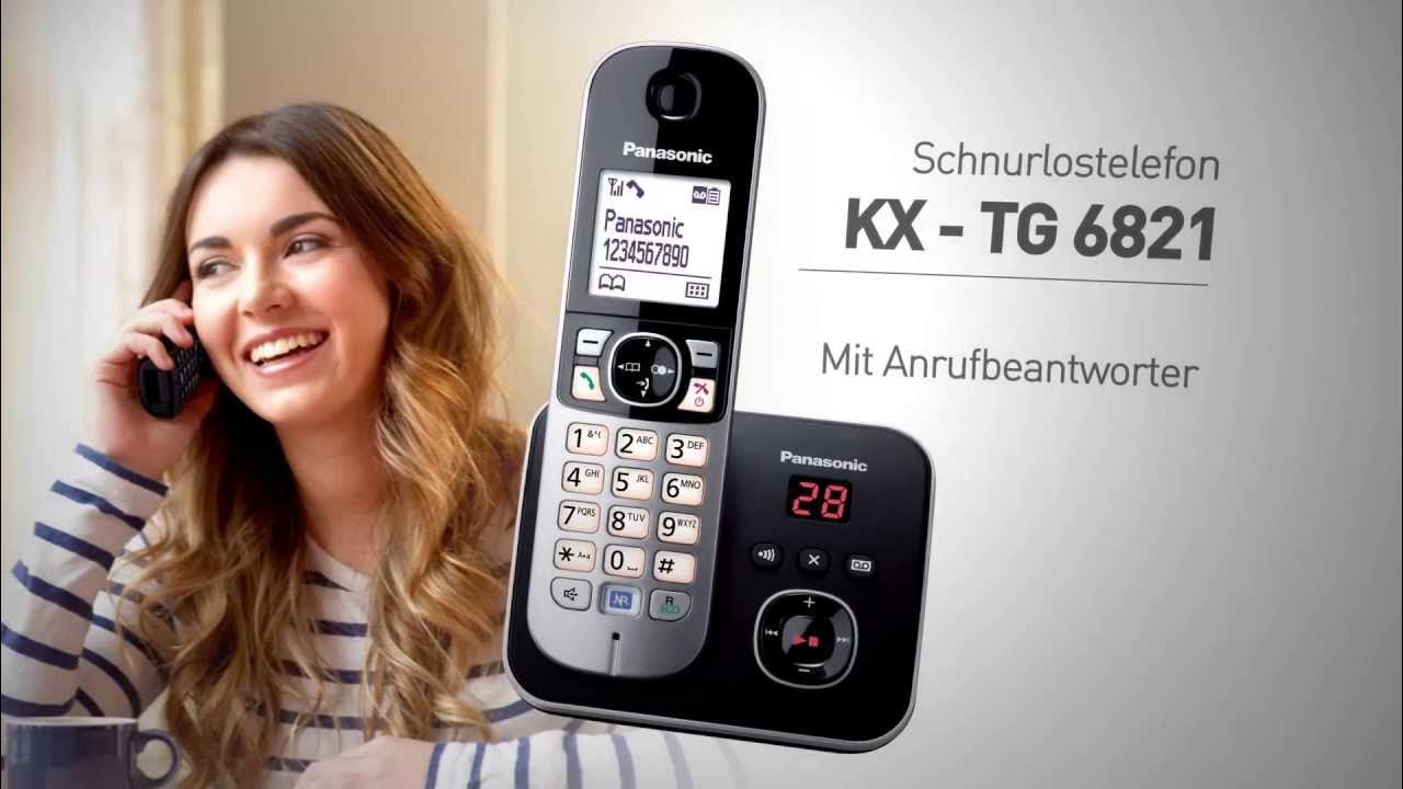 Schnurlostelefon KX-TG6821 | Panasonic Produktvorstellung - YouTube
