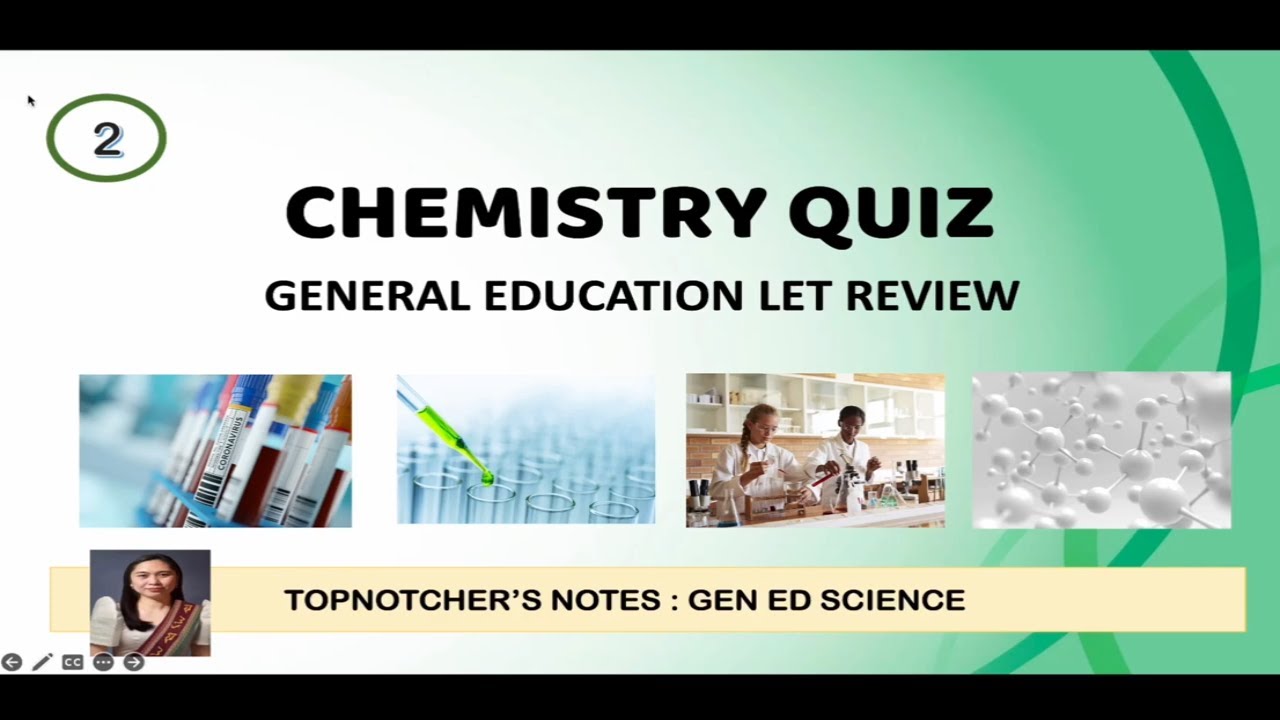 GEN ED SCIENCE QUIZ | LET REVIEWER (CHEMISTRY) - YouTube