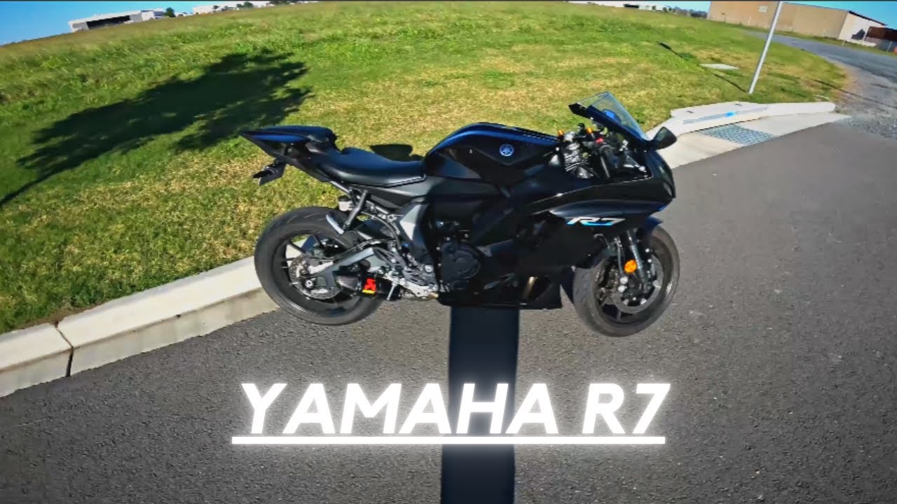 FIRST RIDE ON A MODIFIED YAMAHA R7 2022 [AKRAPOVIC] - YouTube