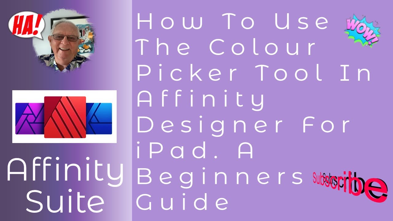 How To Use The Colour Picker Tool In Affinity Designer For iPad. A ...