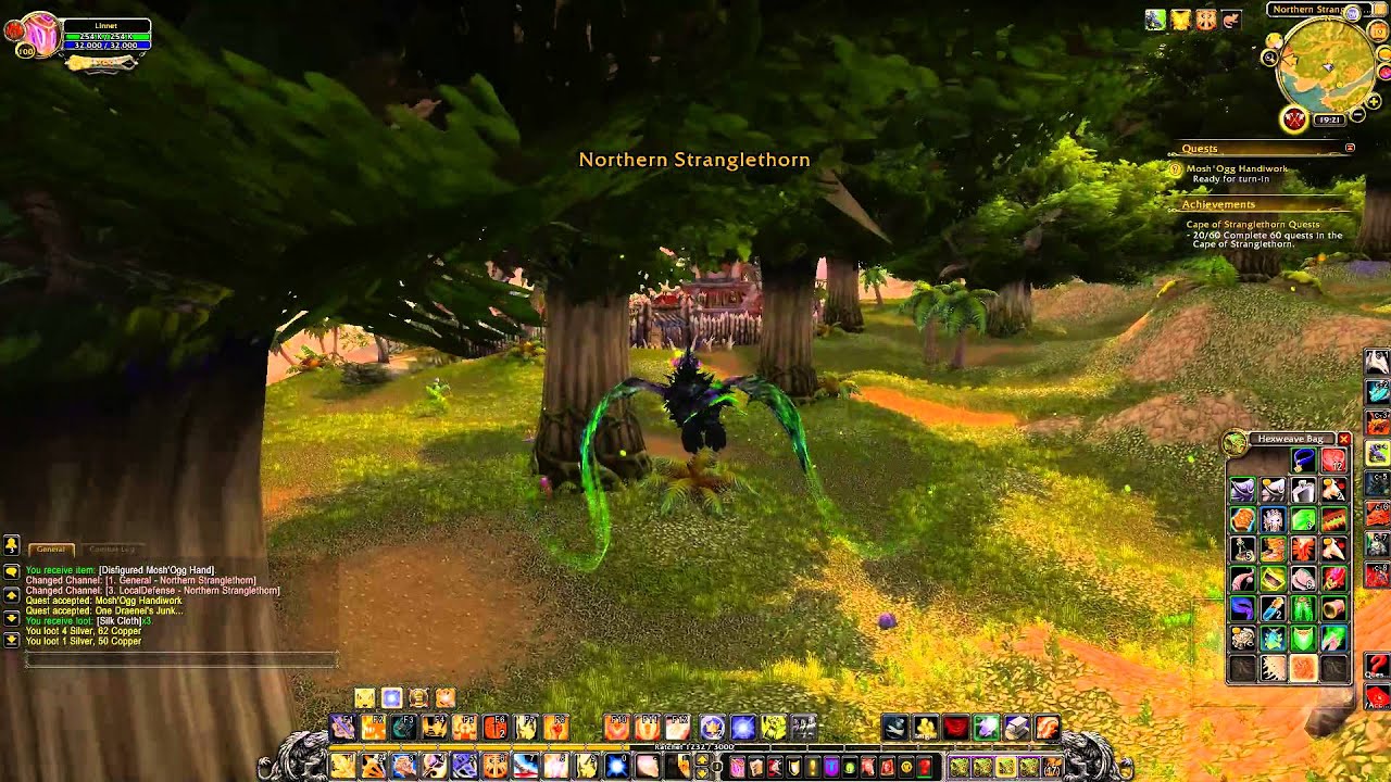 Mosh'Ogg Handiwork Quest Playthrough - Northern Stranglethorn - YouTube