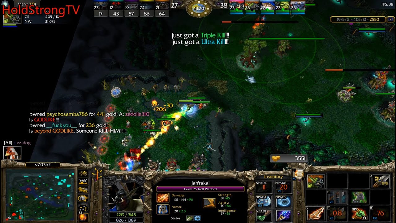 DOTA 1 Troll Warlord Beyond GODLIKE #10 + ULTRA KILL - YouTube