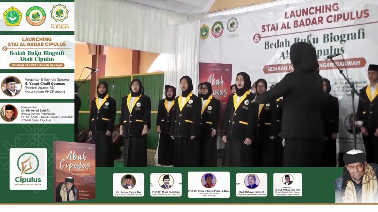 Lagu Indonesia Raya (Paduan Suara Mahasiswa STAI Al Badar Cipulus ...