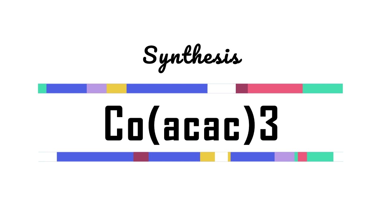 synthesis of Cobalt acetylacetonate complex - YouTube