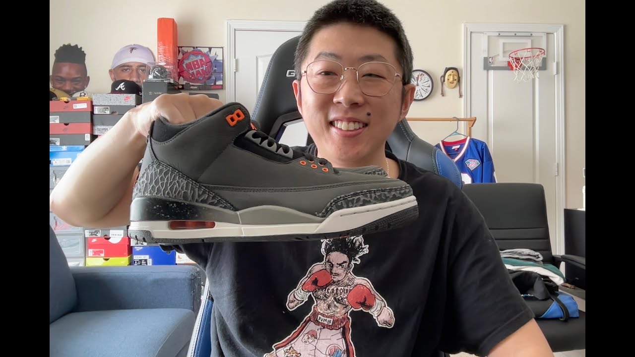 Air Jordan Retro III Fear 3 Unboxin and Review! - YouTube
