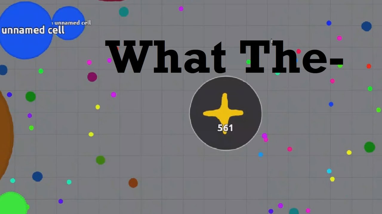 GLITCHING The GAME For INFINITE SCORE In Agar.io - YouTube