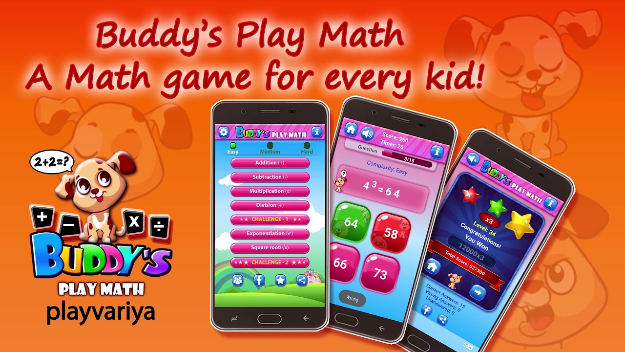 Math Game for kids - Buddy's Play Math - YouTube