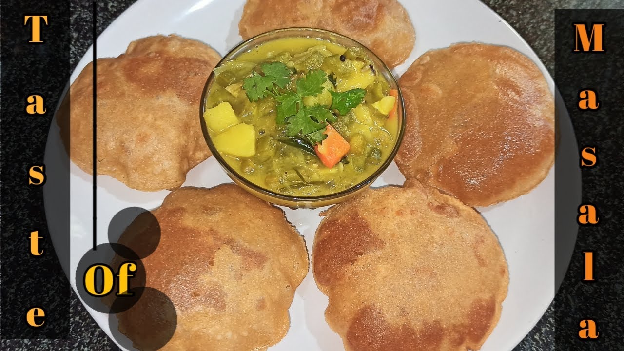 Poori , Kilangu | Taste of Masala | Easy Poori Kilangu | Tamil... - YouTube